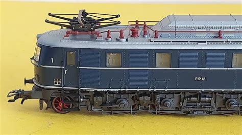 Märklin H0 34691 Locomotive électrique Série E19 12 Bleu Db
