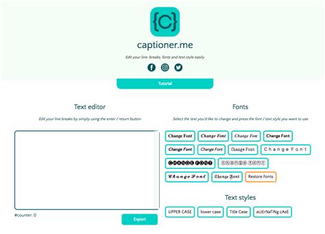 We Ve Created A Tool For Line Breaks Font And Text Style Editing And It Also Has A Counter