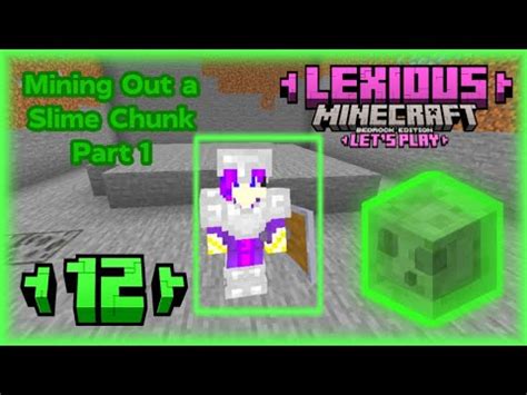 Mining Out A Slime Chunk Part Lexious Minecraft Let S Play YouTube