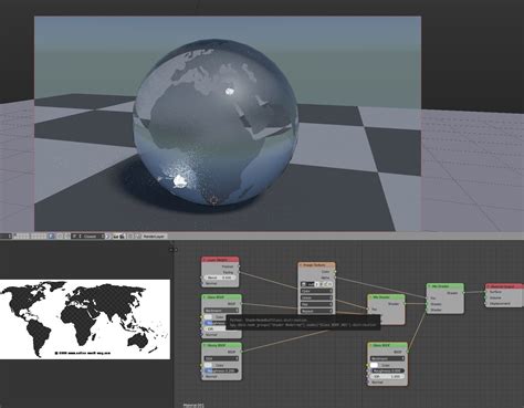 Create Glass Globe With Sandblasted Effect In Blender 3d