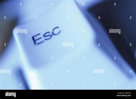 ESC Escape Key Keyboard PC Stock Photo Alamy
