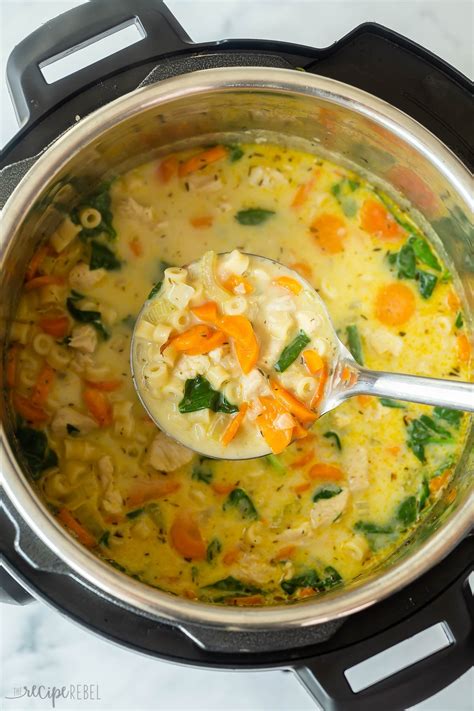 Instant Pot Chicken Soup Recipes To Warm Up Your Body And Soul