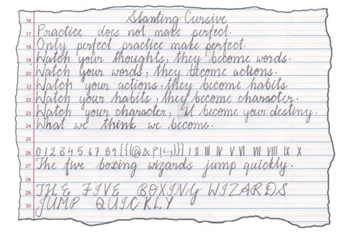 Types Of Handwriting