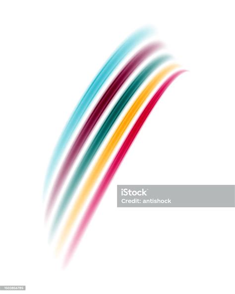 역동적인 구성으로 배열된 무지개 색상의 선이 특징인 생동감 넘치고 장난기 넘치는 디자인으로 모든 프로젝트에 팝적인 색상을 추가하는 데 적합합니다 곡선에 대한 스톡 벡터 아트