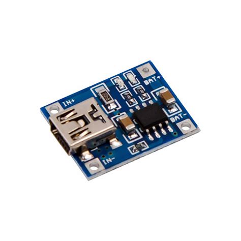 Tp4056 Mini Usb Lithium Battery Charging Board 5v 1a Phipps Electronics