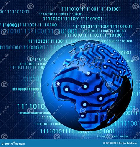 Technological Progress In Business Modern Management Systems Vector