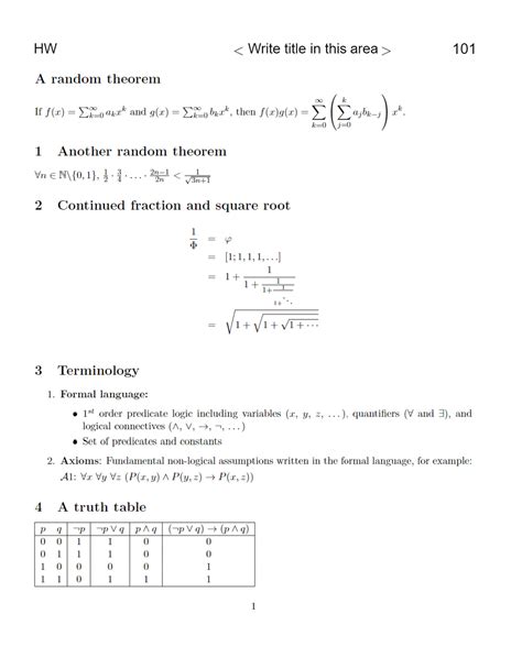 Solved Write This In Overleaf Latex ﻿excatly Like This