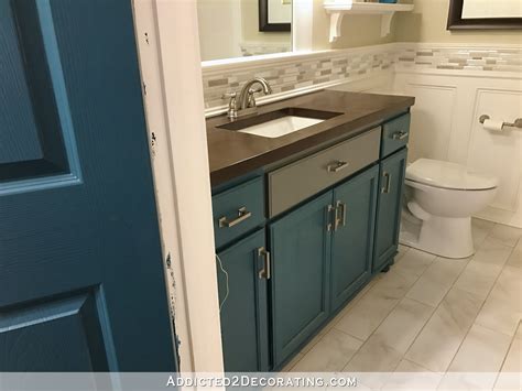 Bathroom Vanity Colors Blue Painted Bath Vanities Centsational Girl