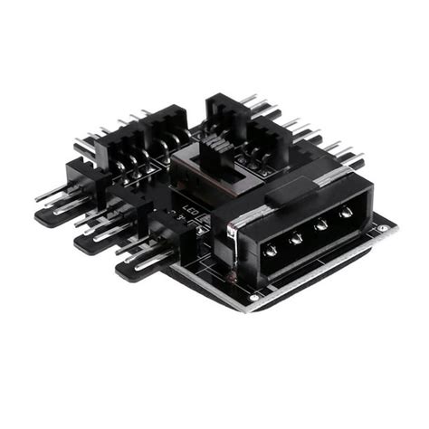 Flhrweasw Adaptador Extensión Divisor Ventilador Enfriador 8 Vías 4