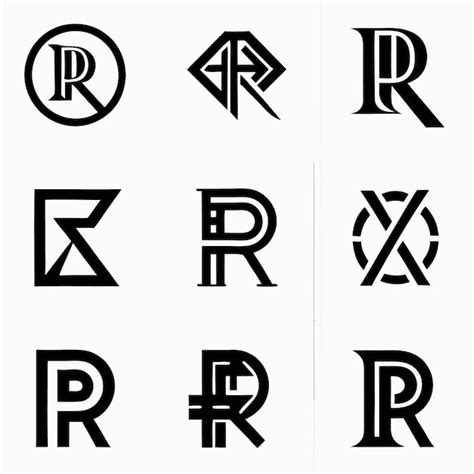 Monogram Letter Logo Alphabet Design Premium Ai Generated Vector