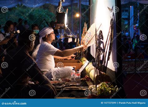 DENPASAR BALI DECEMBER Wayang Kulit Is Indonesian Culture Called Shadow Puppets It Is