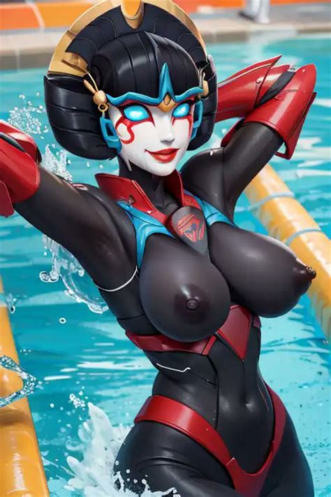 Rule 34 1girls 1robot Girl Ai Generated Areolae Armor Armored Female