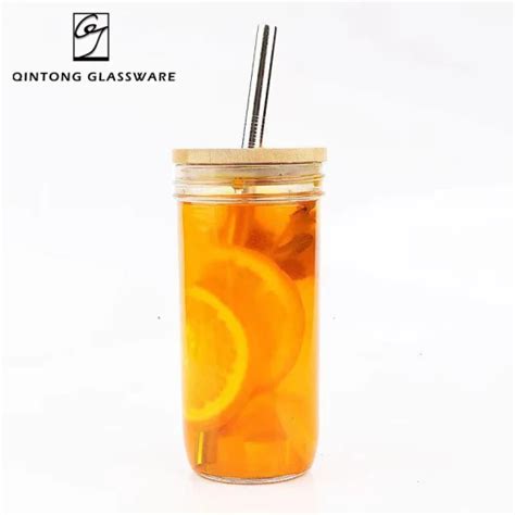 Wholesale 720ml 24oz Reusable Milk Juice Beer Drink Glass Bottle With