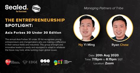 Join Our Ceo Yi Ming Ng And Coo 周子杰 Ryan Chew Zi Jie In Sealed For
