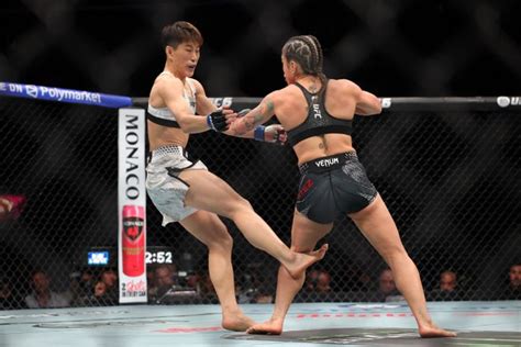 Wang Cong Def Tracy Cortez At Ufc 329 Best Photos