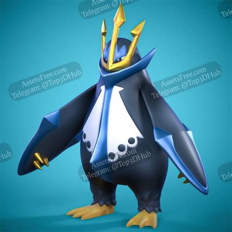 Empoleon 3d Print Model Download Free