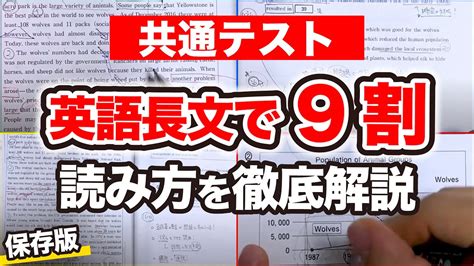 【共通テスト英語】9割取れる長文の読み方｜受験生必見の速読法 Youtube