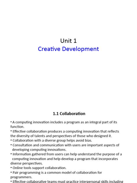11 Creative Development Pdf Programming Computer Program