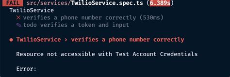 typescript testing twilio verify stack overflow
