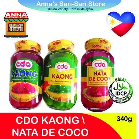 Cdo Kaong Nata De Coco Assorted 349 Grams Halal Shopee Malaysia