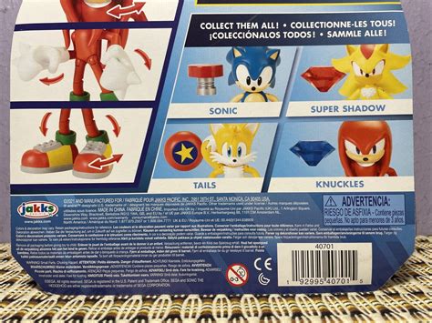 Mavin Jakks Pacific Sonic The Hedgehog Knuckles With Chaos Emerald 4