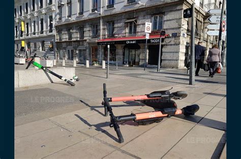 Rhône Lyon Métropole Lyon les accidents de trottinettes