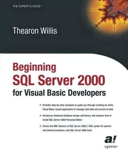 Beginning Sql Server 2000 For Visual Basic Developers De Thearon