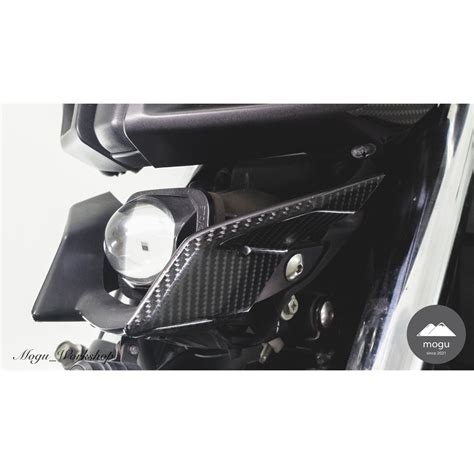 膜谷包膜工作室 Yamaha 山葉 Mt15 Mt 15 車頭下方飾板 碳纖維膜 一對 遮白化 改裝 蝦皮購物