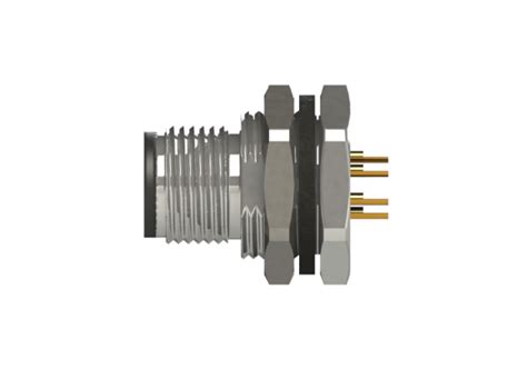 방수 Ip66 ~ 68 M12 X 코드 8핀 수형 패널 실장 커넥터 X12i M108hsr Holin