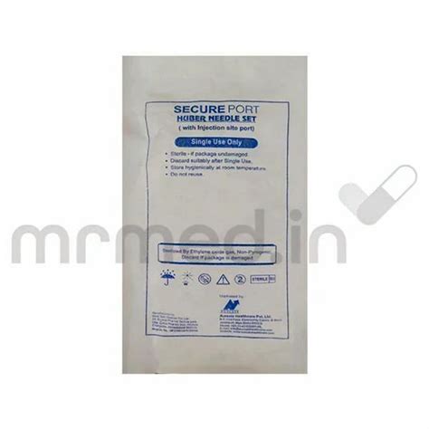 Secure Port Huber Needle Set For Hospital 20g At Rs 75000piece In