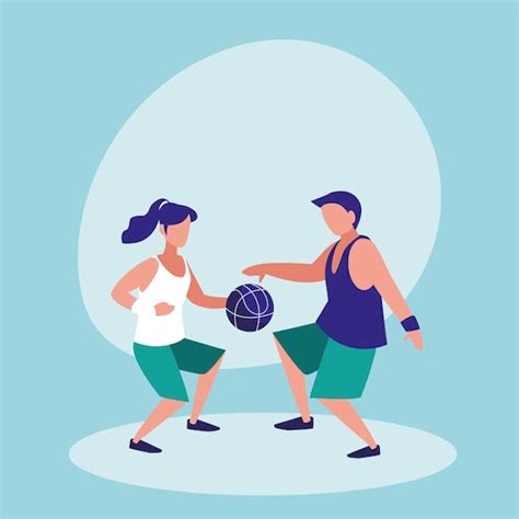 Dynamic Basketball Players Dribbling And Passing The Ball Jiffy Designs