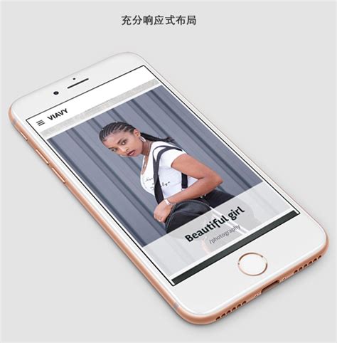 简约bootstrap着陆页响应式html5页面 Viavy