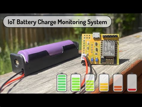 Iot Based 12v Battery Monitoring System With Esp8266