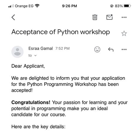 Mariam Emad On Linkedin Excited To Share That Ive Been Accepted Into The Python Bioinformatics