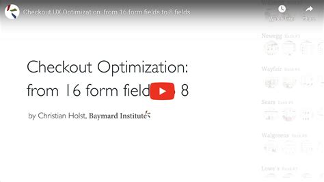 Checkout Optimization From 16 Form Fields To 8 Fields Keynote Presentation Articles