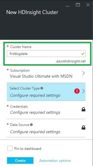 Getting Started With Azure Hdinsight Create Hadoop Clusters Part One