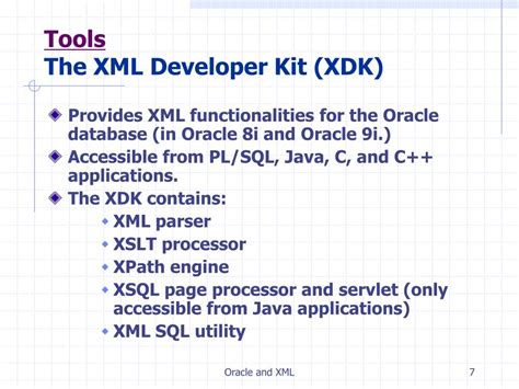 Ppt Oracle And Xml Powerpoint Presentation Free Download Id4014029