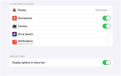 How Do I Switch Off The Menu Bar In Grid For IPad Smartbox Hub