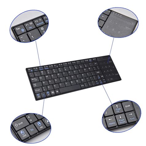 The Latest Wireless Bluetooth Keyboard Mute Office Grandado