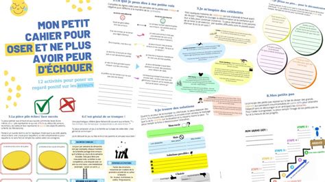 Mon petit cahier regard positif sur les erreurs Apprendre réviser