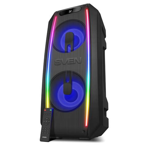 SVEN PS-740 bezprzewodowy przenośny głośnik bluetooth czarny radio USB ...