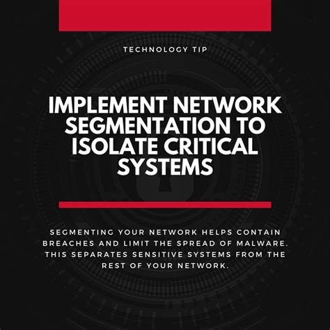 Sms Datacenter On Linkedin Tech Tip Implement Network Segmentation To