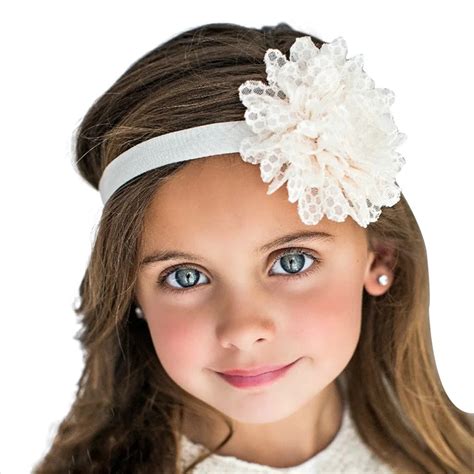 Twdvs Fashion Flower Headband Girls Hair Bands Elastic Hair Accessories