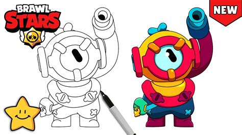 How To Draw Colonel Ruffs Brawl Stars New Brawler St