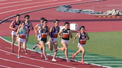 2019 関東インカレ陸上 男子1部 800m 準決勝2組 Youtube