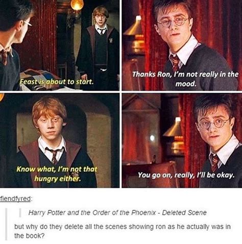 Harry And Ron Order Of The Phoenix Harry Potter Being Sassy Ron