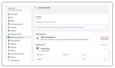 Shopify Shipping Rates Profiles And Zones