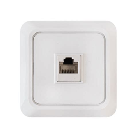 Купить розетка компьютерная rj-45 bolleto белая 7035 in home во ...