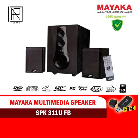 Jual Speaker Bluetooth Speaker Pc Laptop TV Super Bass MAYAKA Speaker