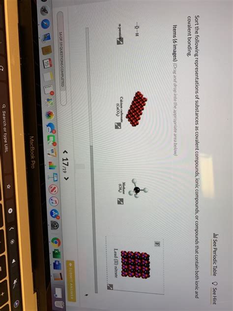 Solved See Periodic Table See Hint Sort The Following